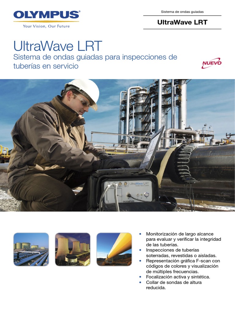 UltraWave LRT. Sistema de ondas guiadas para inspecciones de tuberías ...