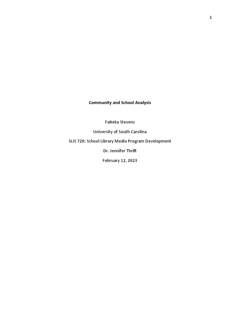 Community and School Analysis of Haut Gap Middle | PDF | Educational Assessment | Teachers