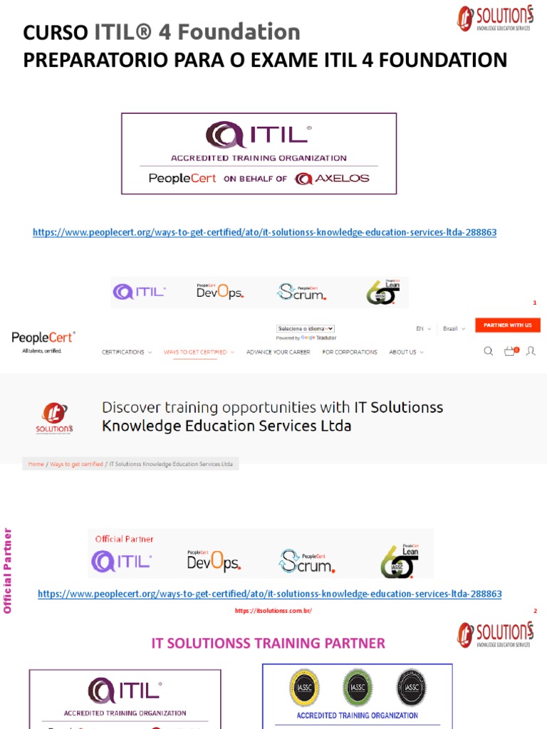 ITIL 4 Foundation | PDF | Itil | Business