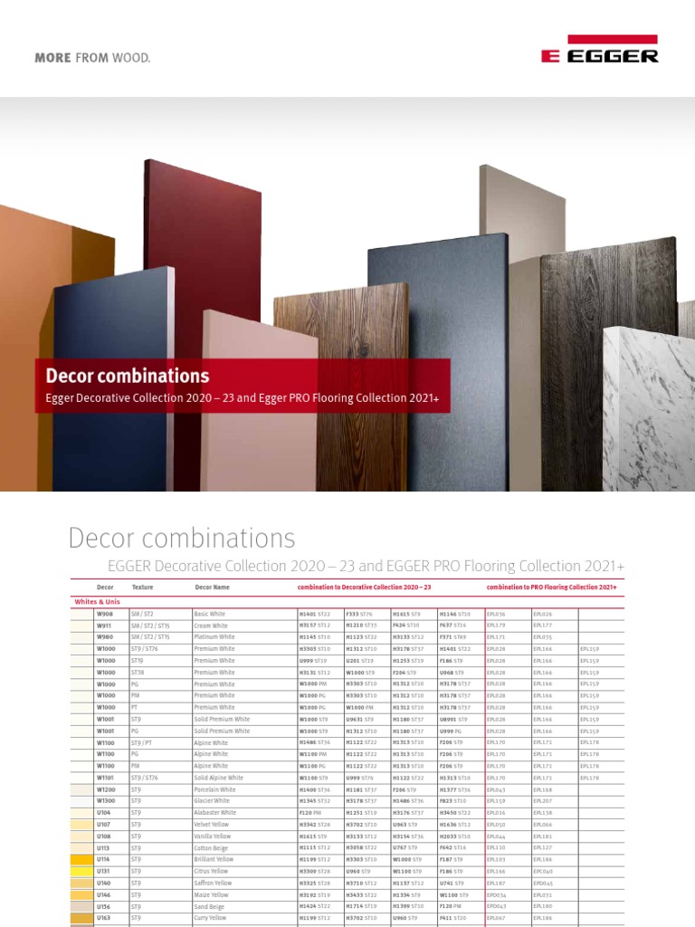 FY_EDC_2020_Decor-combinations_en_EAST | PDF | Materials
