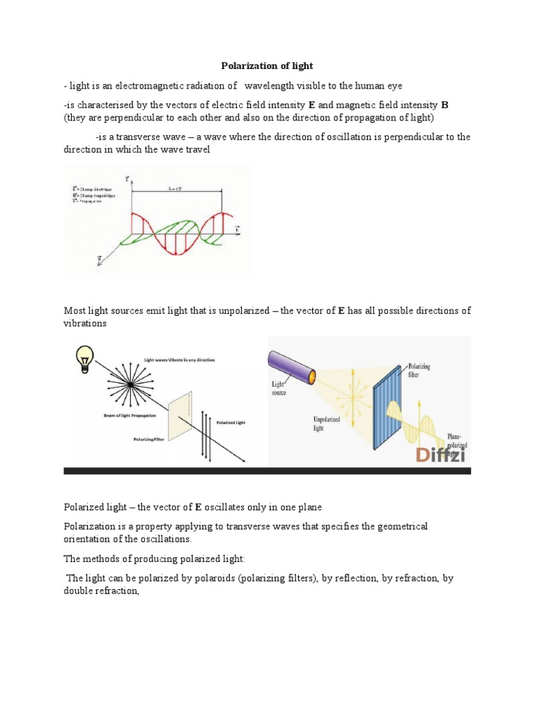 Polarization of Light | PDF
