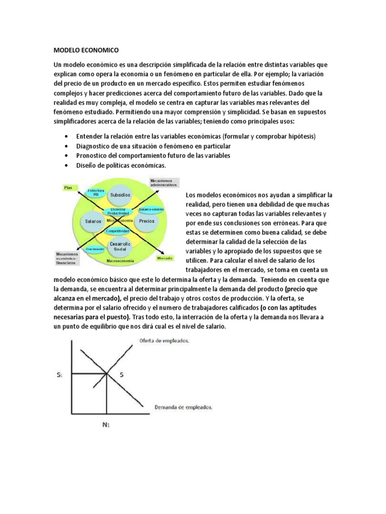 Modelos Económicos y Crecimiento | PDF | Negocios | Finanzas y dinero