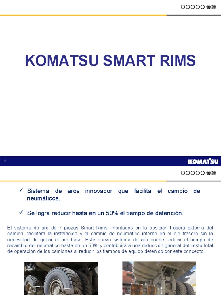 Aros Smart Rims: Cambio Rápido de Neumáticos | PDF