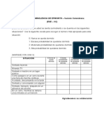 Escala de Somnolencia de Epworth | PDF