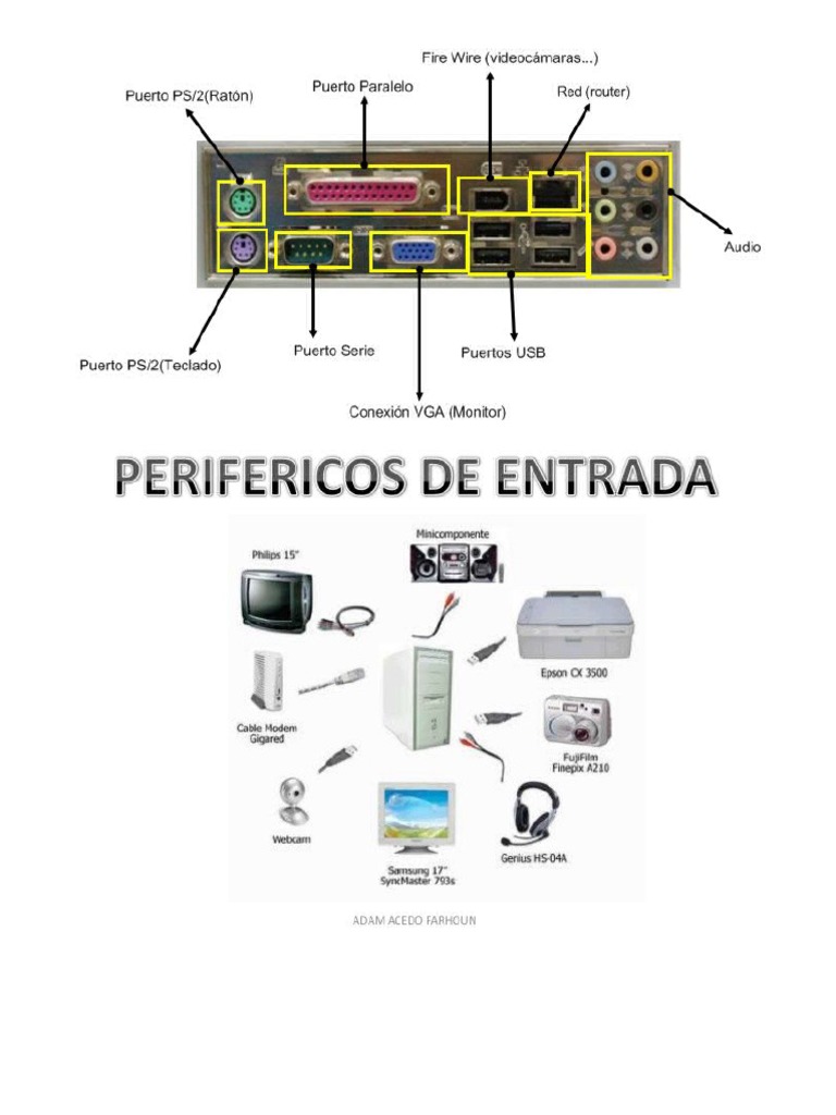 Puertos y Perifericos de La Computadora | PDF