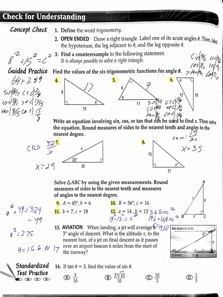 6.2 p1 Worksheet | Download Free PDF | Trigonometry | Elementary Geometry