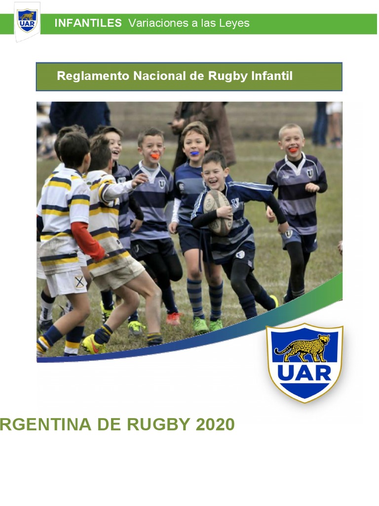 Reglamento Nacional de Rugby Infantil 2020 | PDF | Fútbol rugby ...