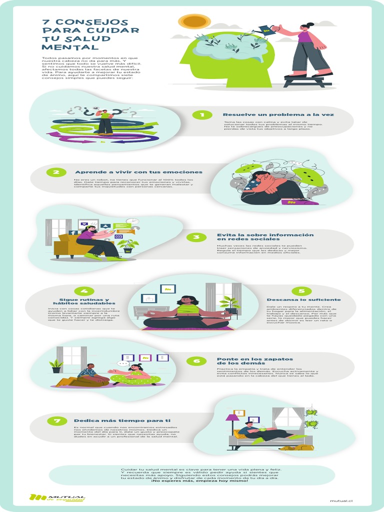 Articulo 1 Infografia Consejos Salud Mental | PDF