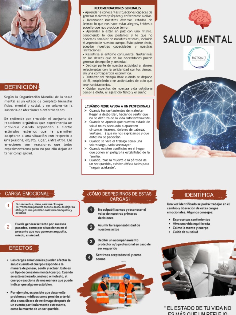 Triptico Salud Mental | PDF