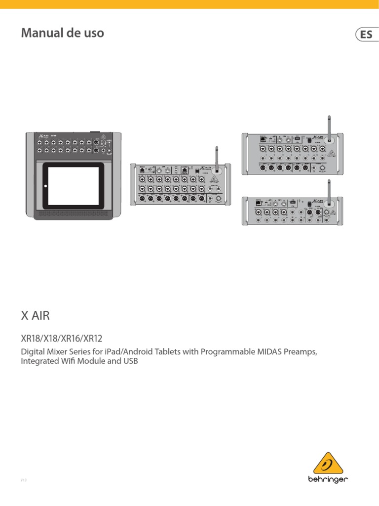 Manual de Uso: X Air | PDF | USB | Enchufes y tomas de corriente alterna