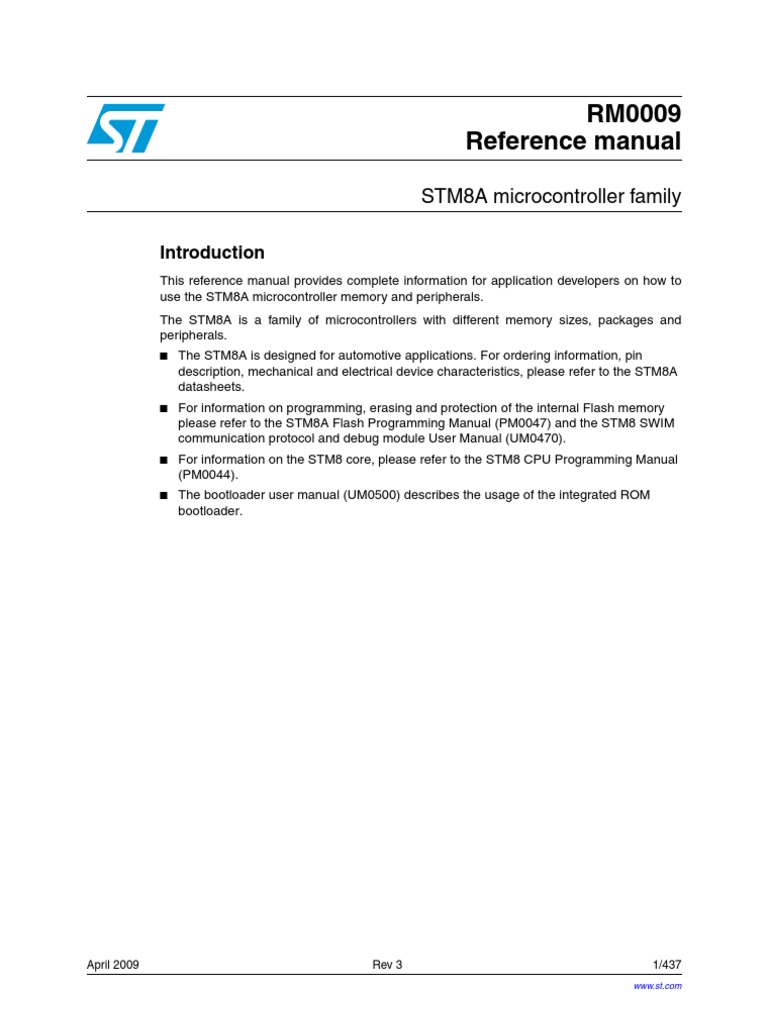 Reference - Manual | PDF | Microcontroller | Electronic Design