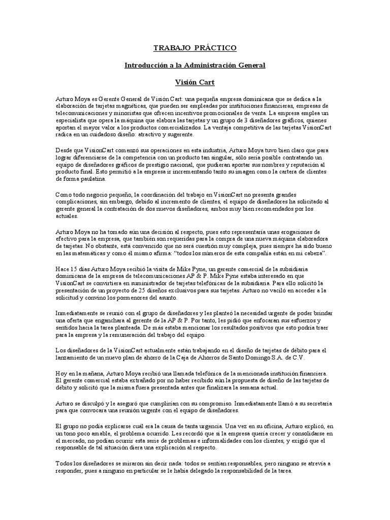 Vision Cart | PDF | Economias