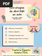 Cuadernillo Actividades para Niños y Niñas Con Autismo (TEA ...
