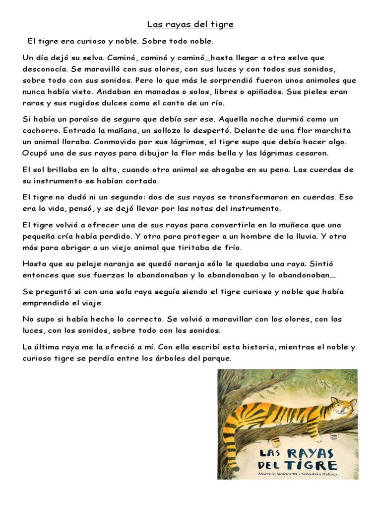 Las Rayas Del Tigre Pdf