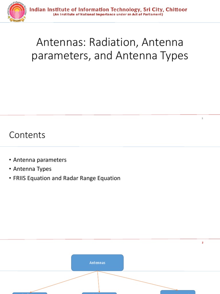 Antennas: Radiation, Antenna Parameters, and Antenna Types | Download Free PDF | Antenna (Radio ...