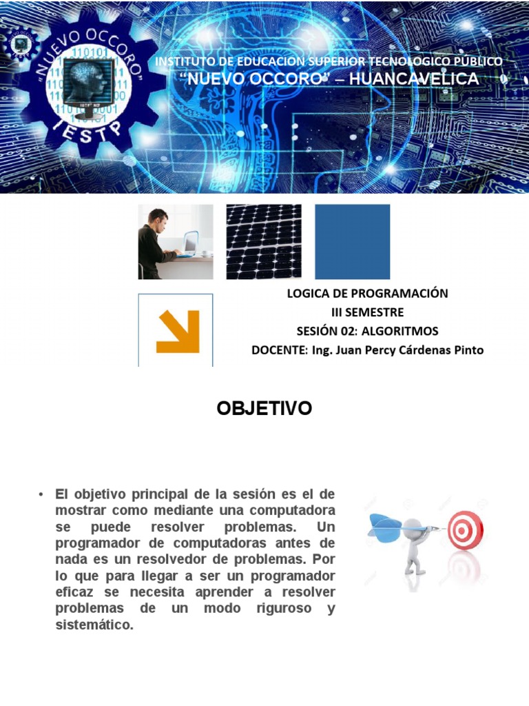 Sesion 02 Algoritmos | PDF | Algoritmos | Programación de computadoras