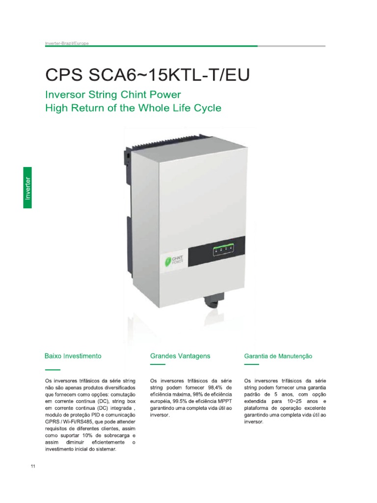 Datasheet Inversor 10K | PDF