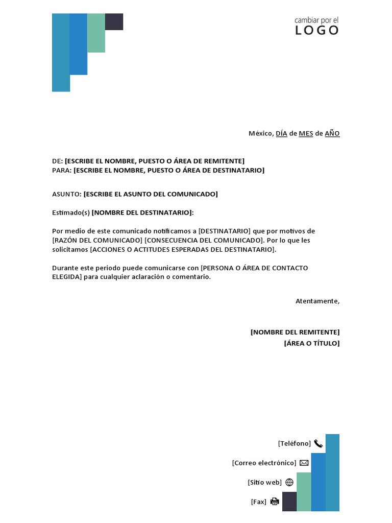 Formato Comunicado Interno | PDF