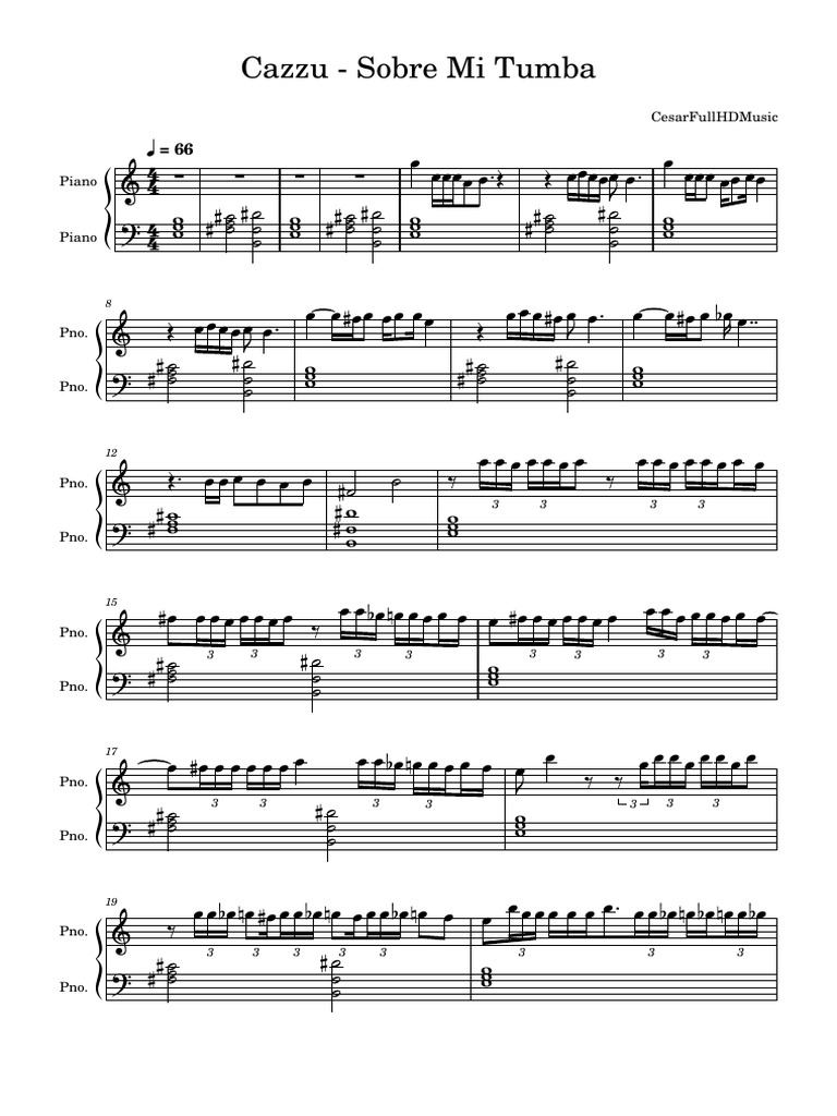 Cazzu Sobre Mi Tumba | PDF