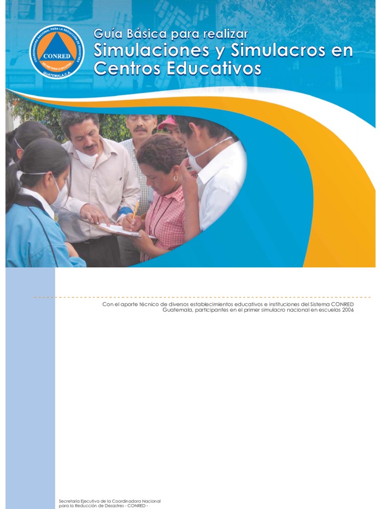 Guia Simulacion y Simulacros en Centros Escolares | PDF | Negocios