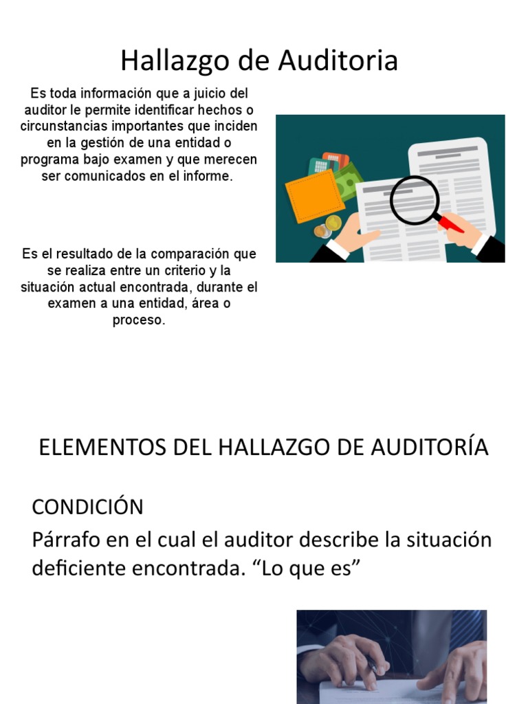Hallazgo de Auditoria | PDF