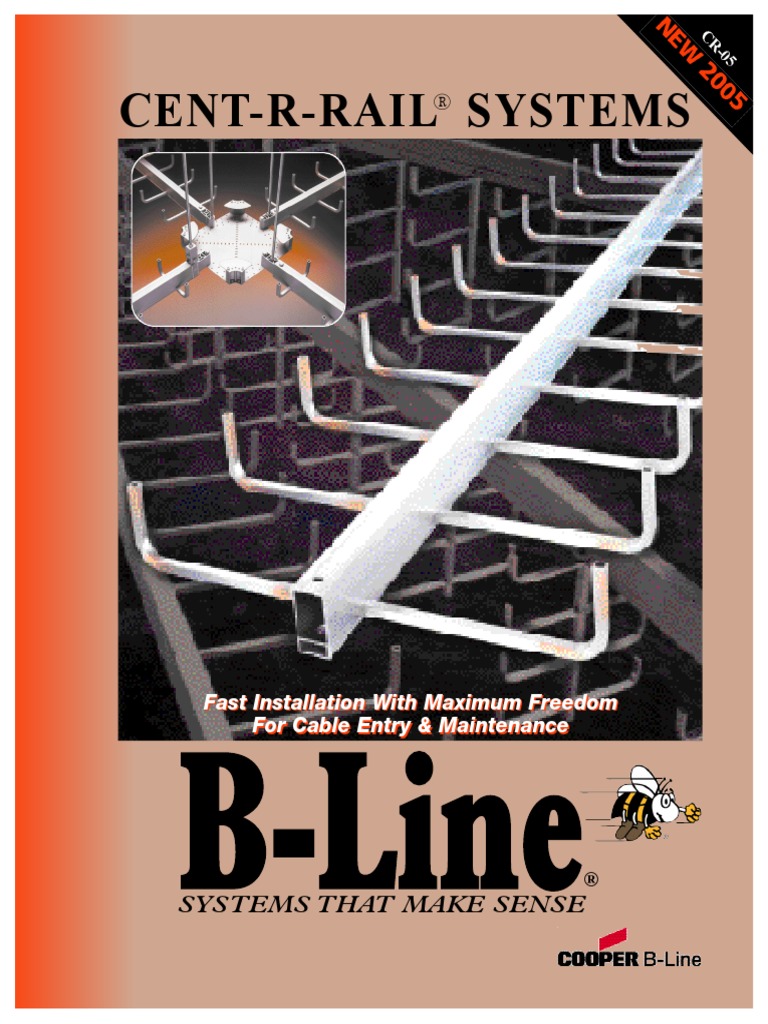 Cent-R-Rail Systems: B-Line | PDF | Electrical Wiring | Electrical ...