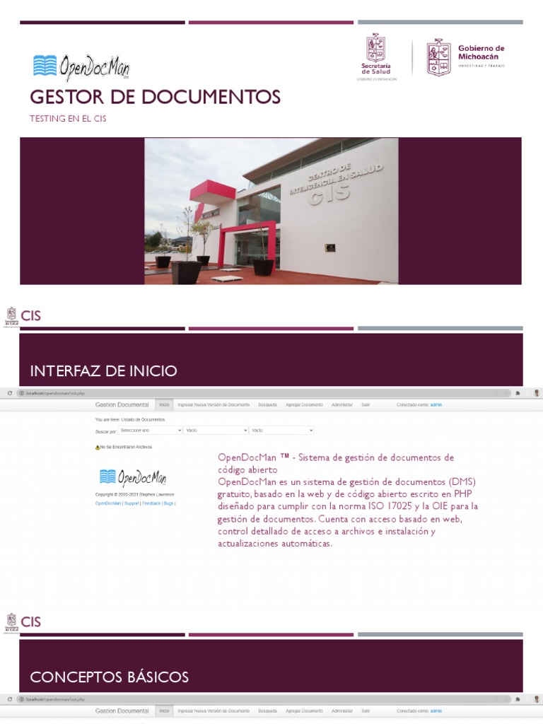 Gestor de Documentos Open DocMan y Testing | PDF | Archivo de ...