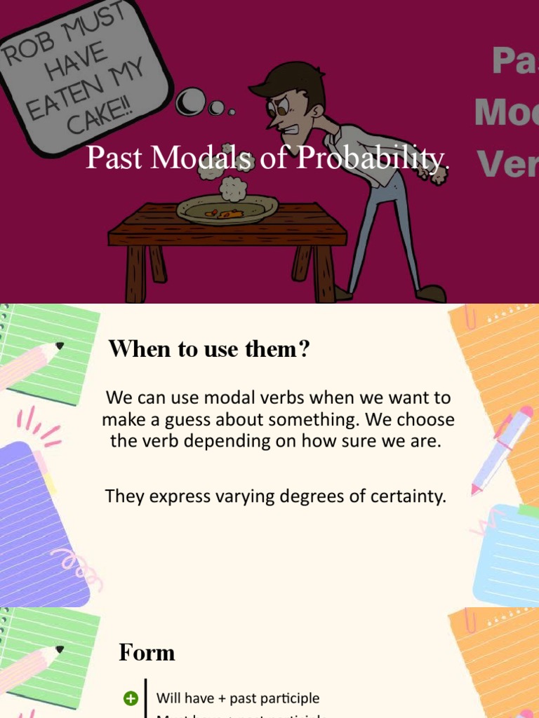 Past Modals of Probability Explained | PDF