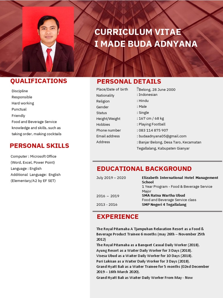 CV Budi | PDF