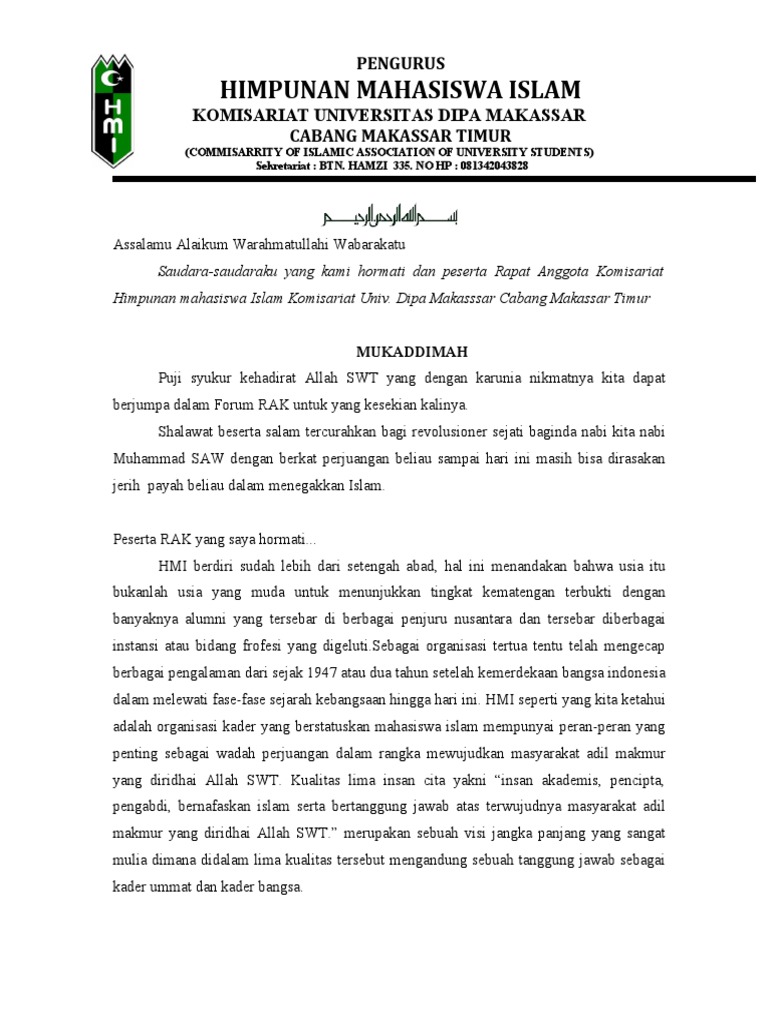 LPJ Sekum Lanjutan | PDF | Karier & Perkembangan