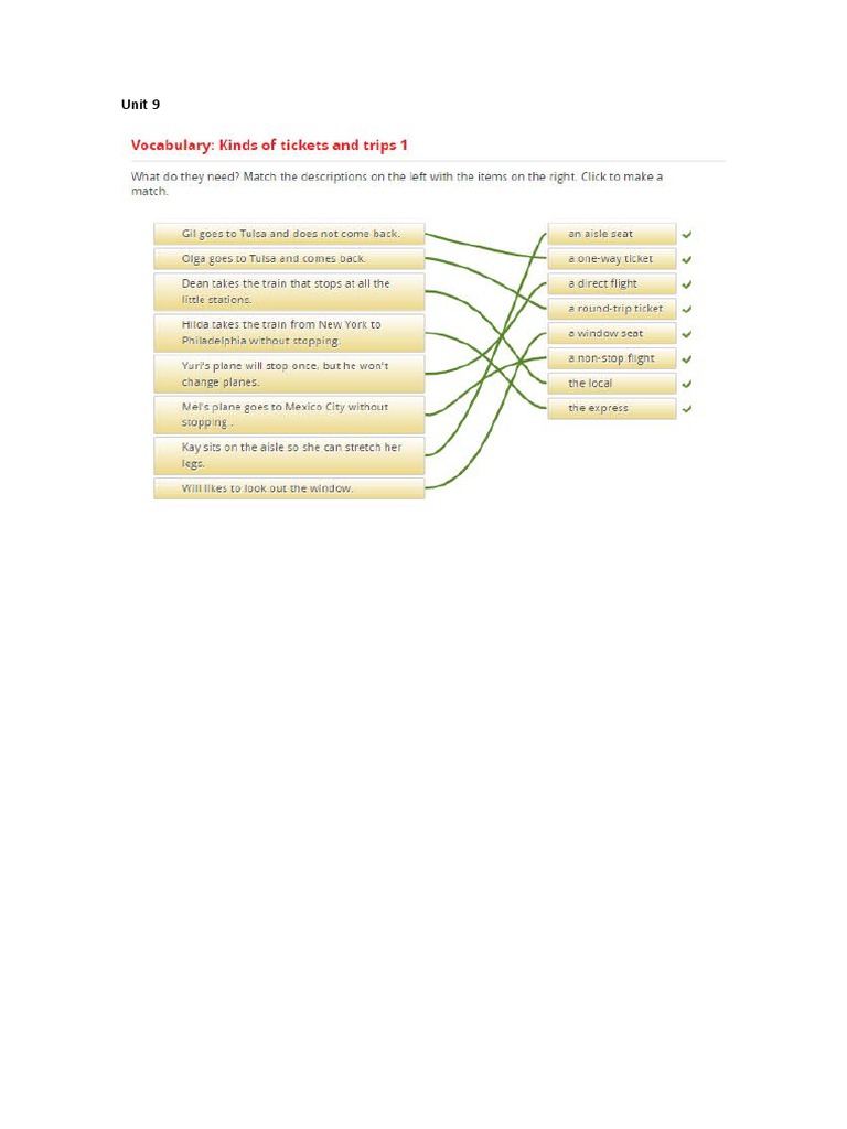 Englsih Lab Unit9 | PDF