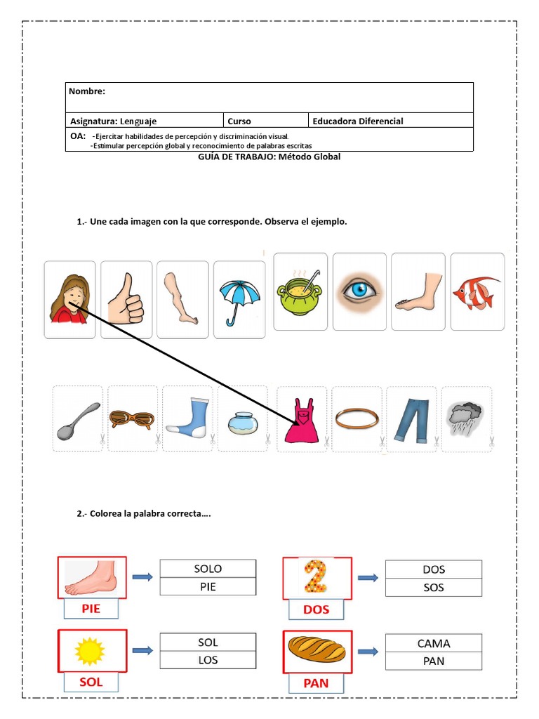 Guía Método Global | PDF
