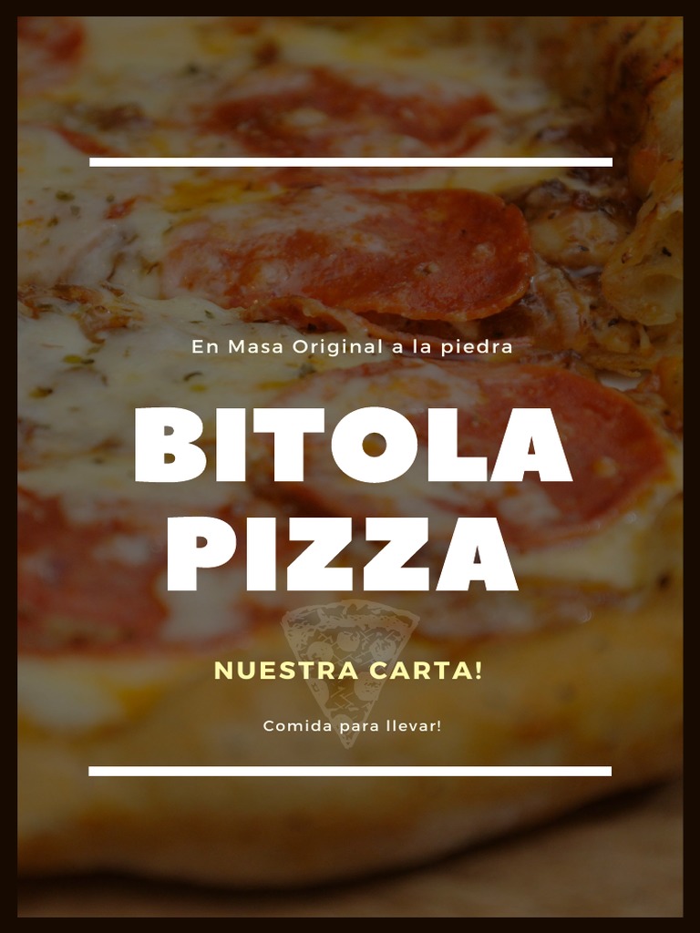 Carta Bitola 2021 - Compressed | PDF | Pizza | Alimentos
