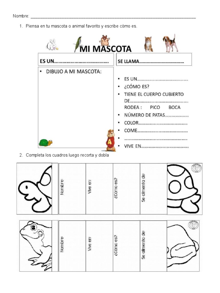 Descripcion de Un Animal 3° | PDF