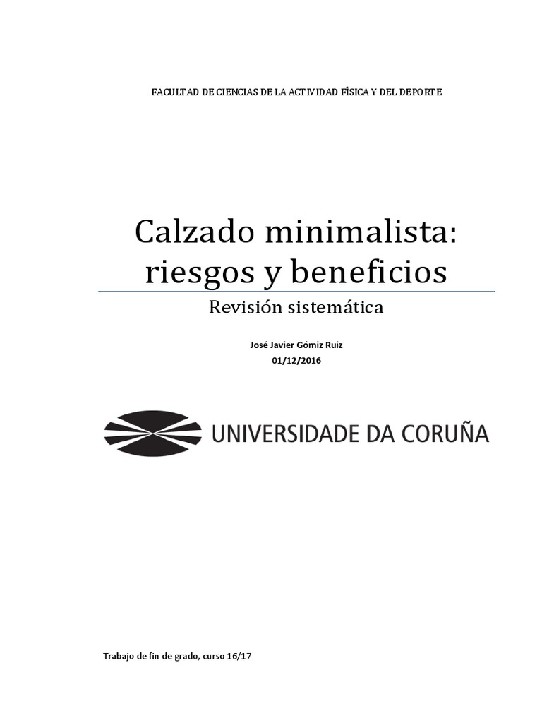 Gómiz Ruiz José Javier RevisionBibliografica 16-17 | PDF | Nike | Pie
