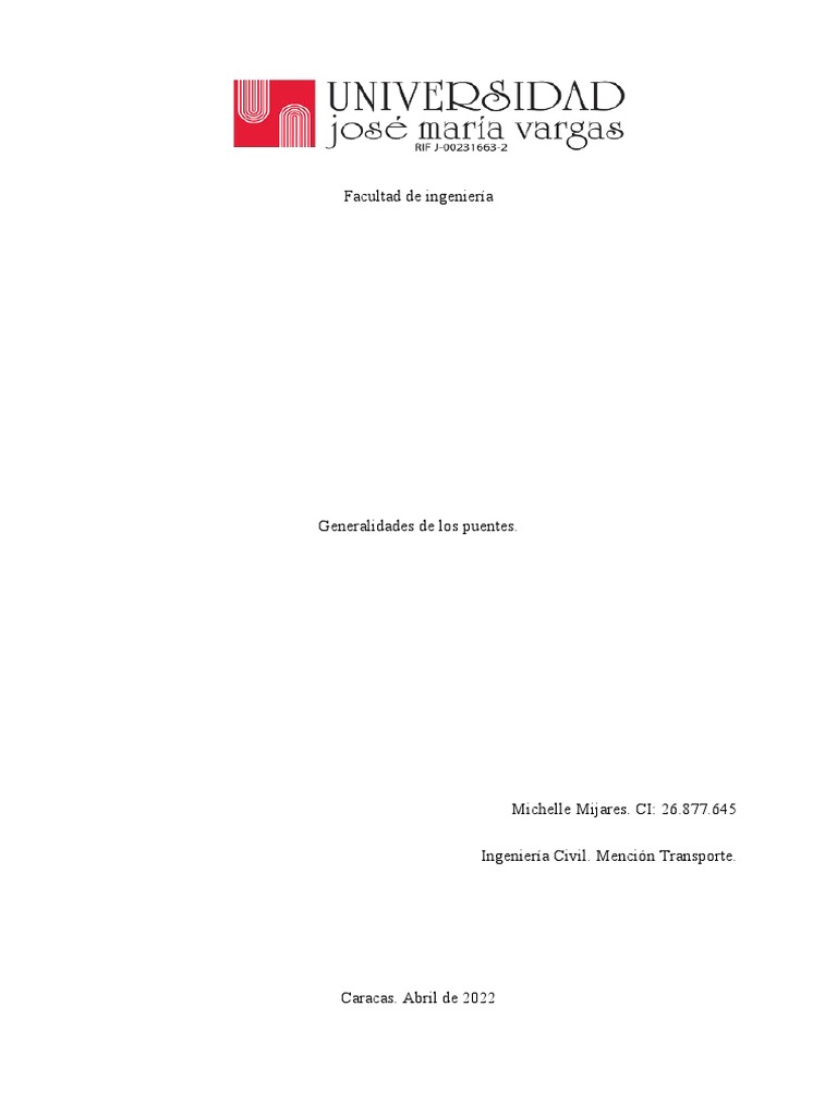 Michelle Mijares 26877645 Infografia Descriptiva | PDF | Puente ...