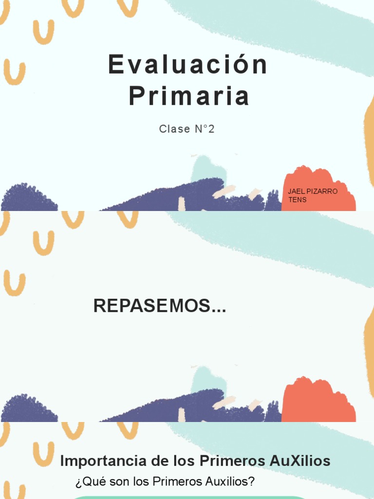 Evaluación Primaria | PDF | Primeros auxilios | Medicina CLINICA