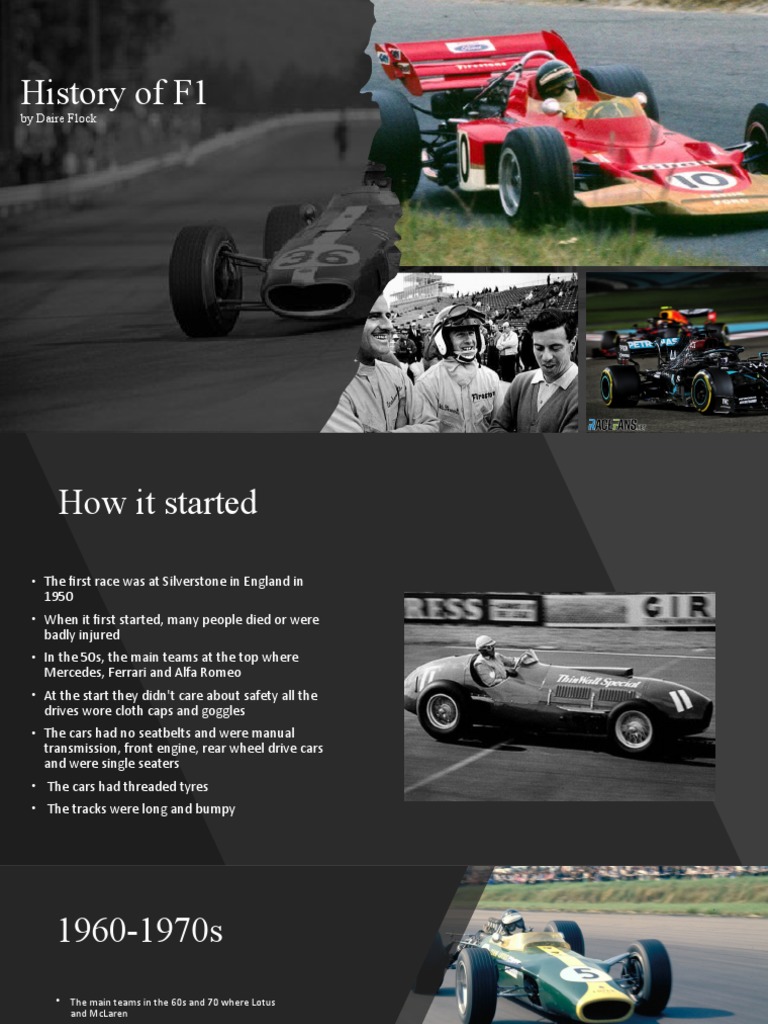 History of F1: by Daire Flock | PDF | Business