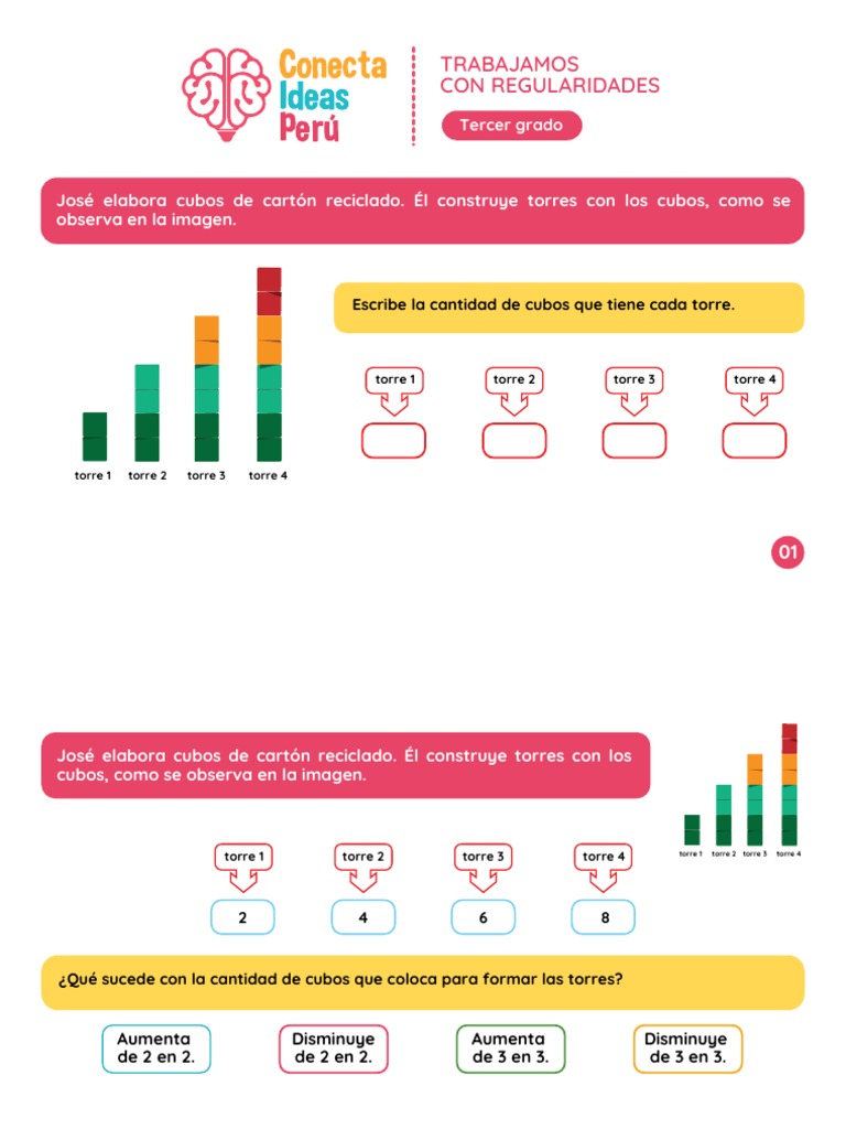 Actividad de Conecta Ideas-Regularidades | PDF