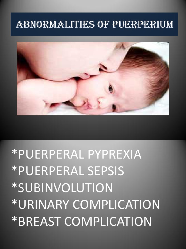 Abnormalities of Puerperium | PDF | Thrombosis | Vein