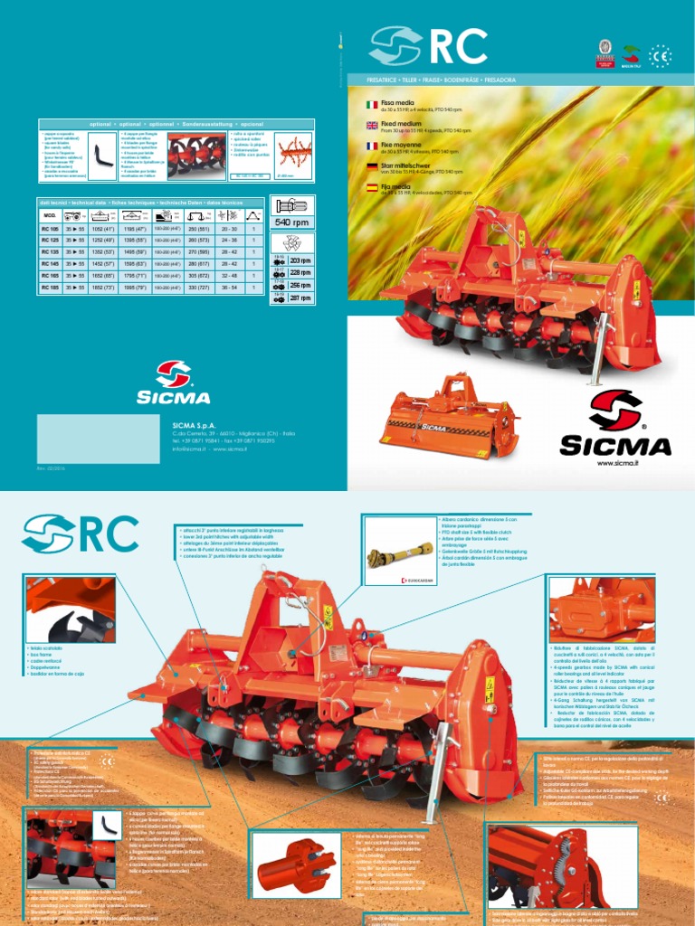 Sicma RC Series | PDF