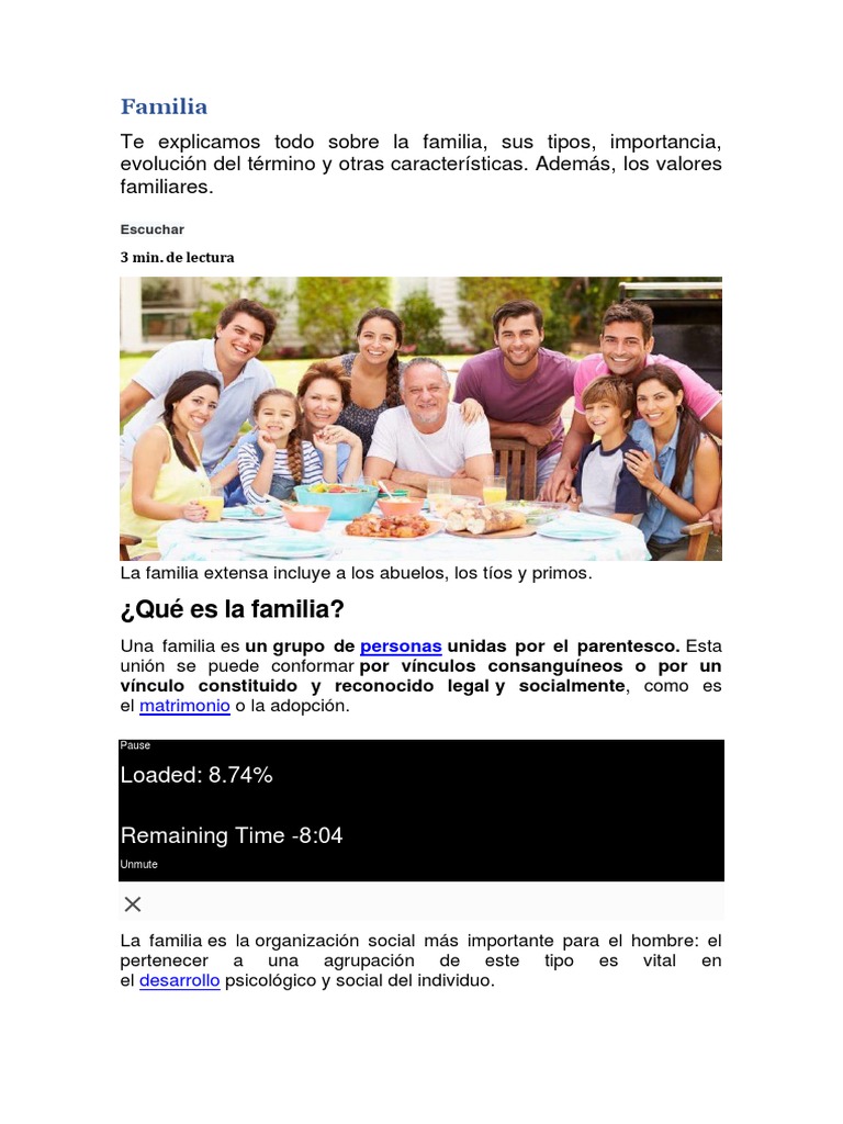 La Evolución de la Familia Moderna | PDF | Familia | Sociedad