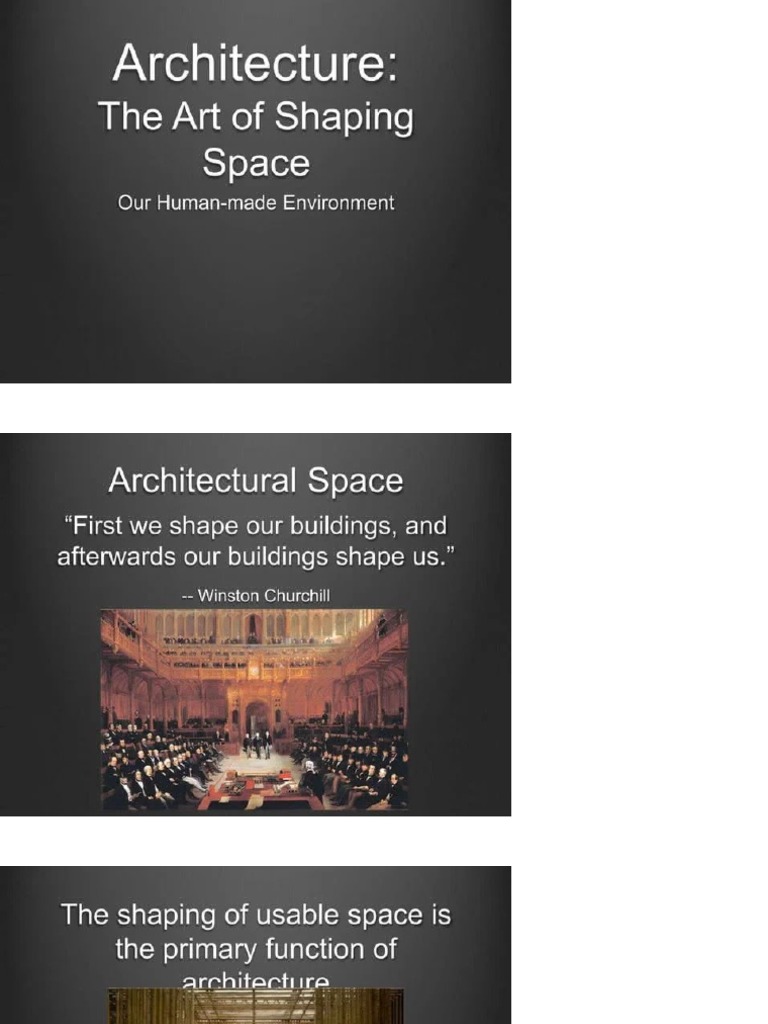 Art of Shaping Space | PDF