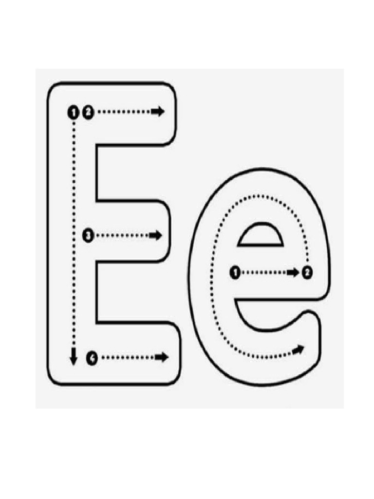 Letra e | PDF