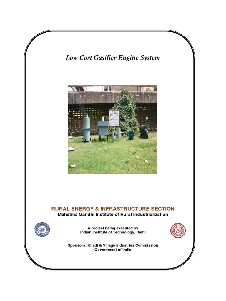 Low-Cost Biomass Gasifier Engine System | PDF | Gasification | Internal ...