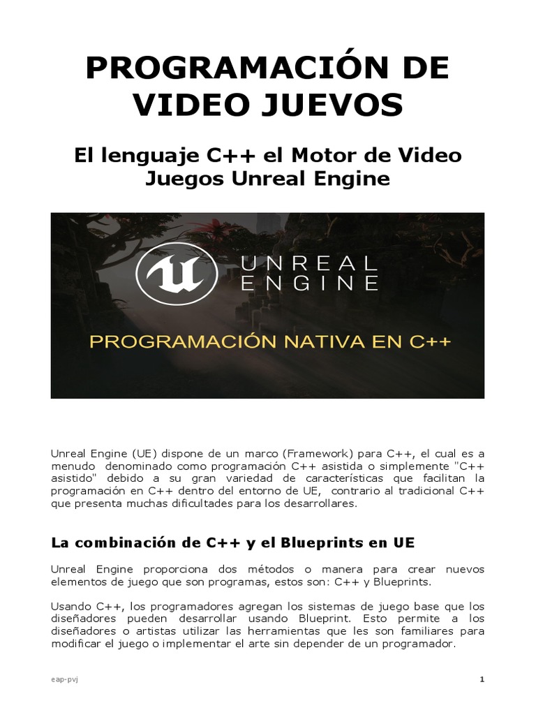Unreal Engine El Blueprint y C++ | PDF