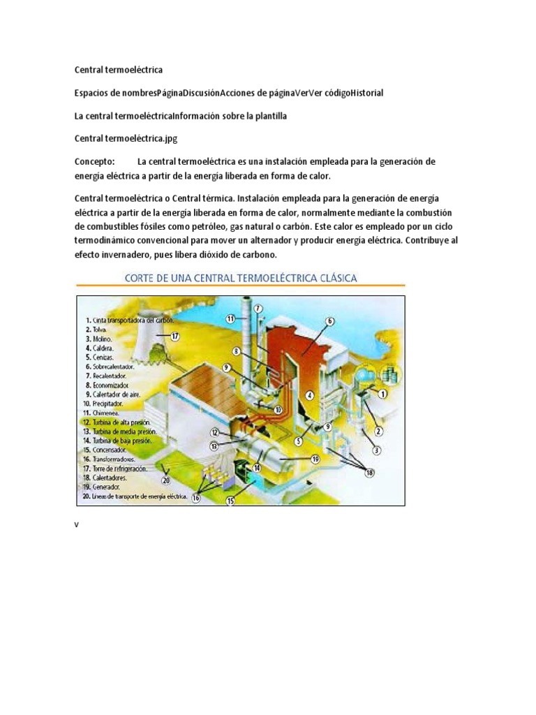 Cómo funcionan las centrales termoeléctricas: generación de energía ...
