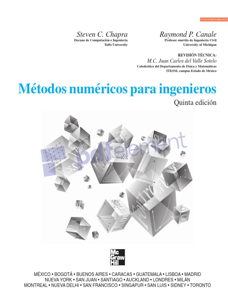 Chapra Métodos Numéricos - MODELOS COMPUTADORAS Y ANÁLISIS DEL ERROR | PDF