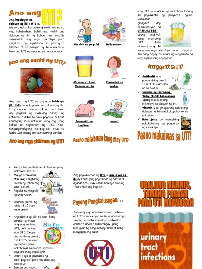 UTI flier (tagalog)
