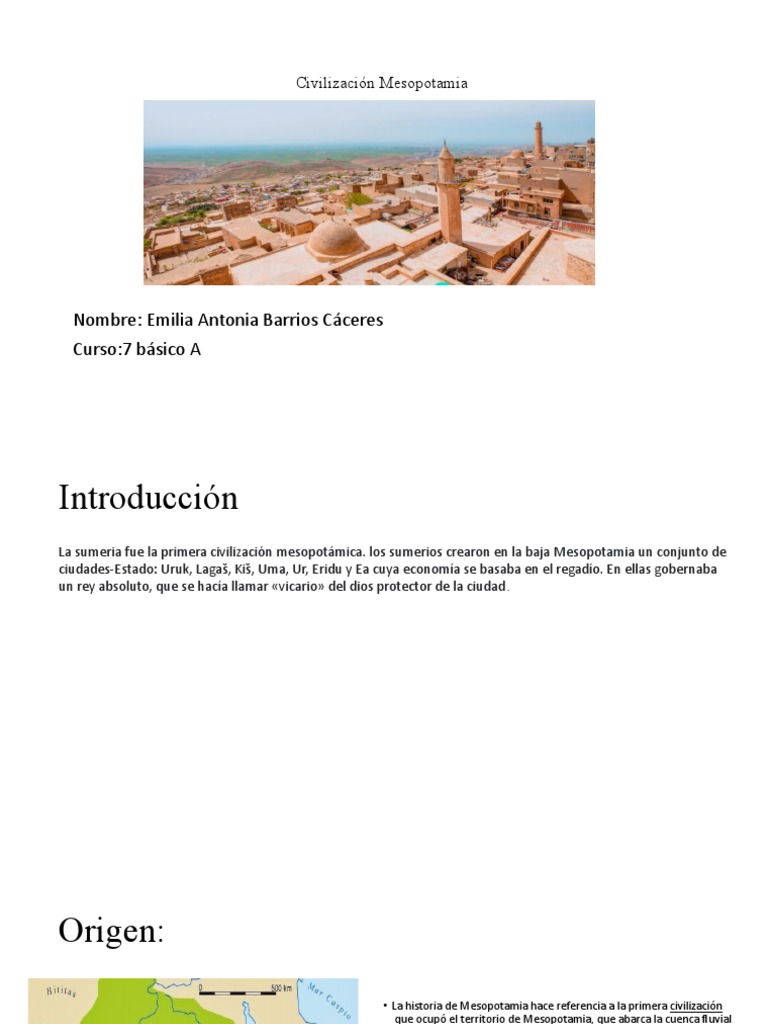 Civilización Mesopotamia Pdf Mesopotamia